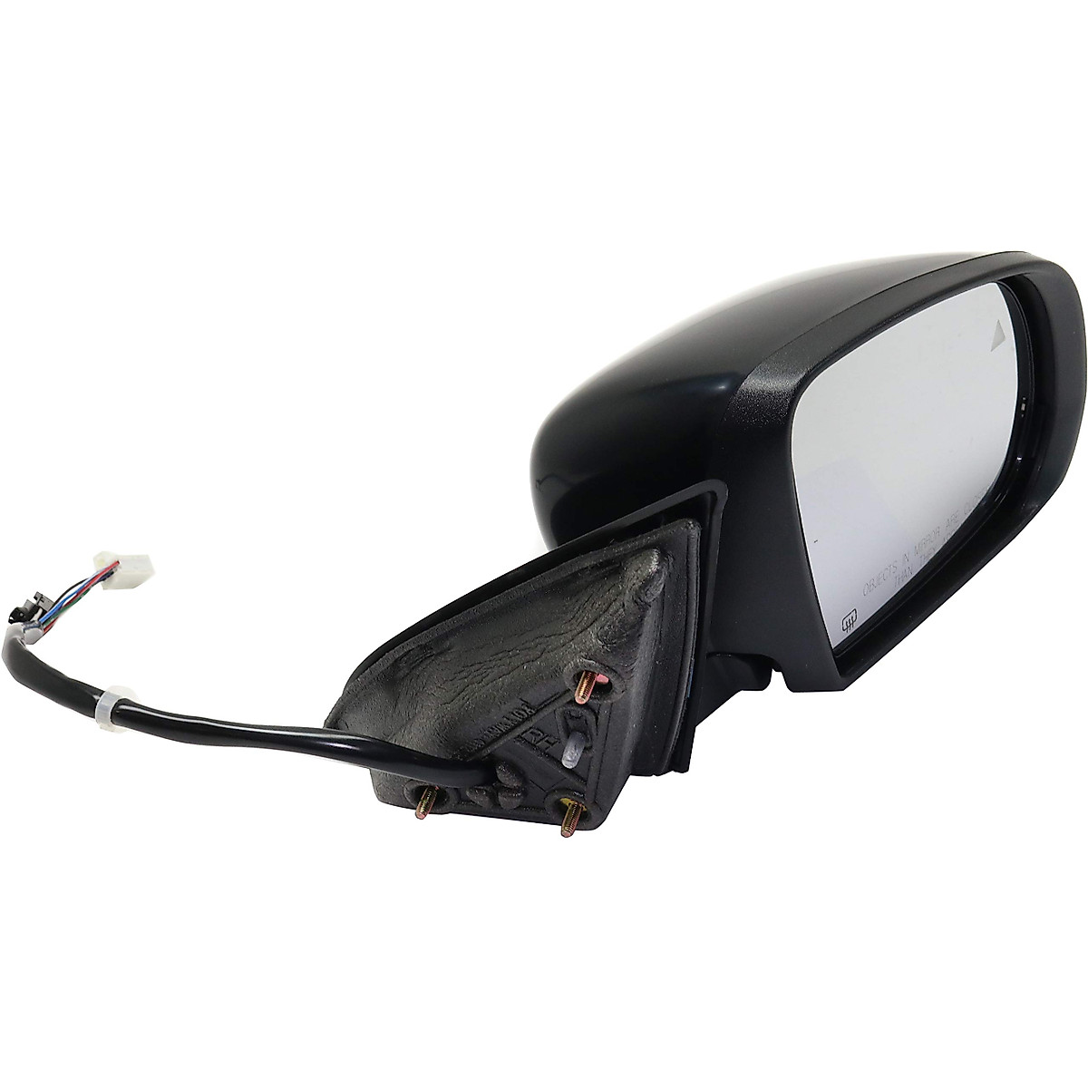 Kool Vue Passenger Side Power Heated Mirror for Jeep Cherokee 2014-2018 Manual Fold With Signal Light, Blind Spot Monitor, Memory & Puddle Lamp; Without Auto-Dimming Paintable