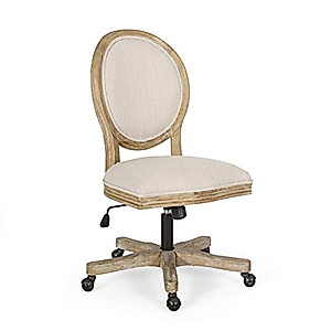 Christopher Knight Home Pishkin Office Chair, Beige + Natural