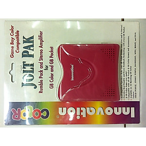 Gameboy Jolt Pak Rumble Pack and Stereo Amplifier Pinkorblue