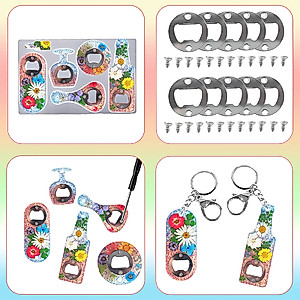 10 Set Bottle Opener Insert Kit,Bottle Opener Resin Molds Kit, Wrench/Spanner with Screws for Bottle Opener Resin Molds Kit