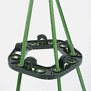 Happyyami 5pcs Garden Fixture Frame Holder Stand Floral Vines Rose Moss Flower stem Support Moss Stick for Potted Plants Plant Support Cages Plants Support Rack Plants Climbing Holder Shelf