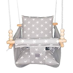 ROYALHOUSE Baby Swing Seat - with Safety Belt - Hanging Indoor Swing for Kids & Temporary Baby Swing Outdoor, Sports & Outdoor Play Toys, Used for Indoor Playground, Swing Sets for Backyard