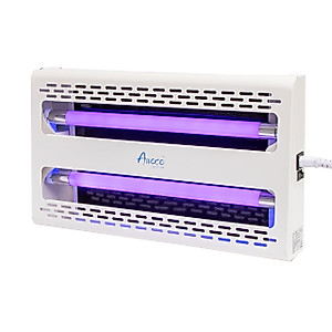 Awoco 11W 100V-240V LED Wall Mount or Table Standing Sticky Fly Trap Lamp for Capturing Flies, Mosquitoes, Moths and Flying Insect (Fly Trap)