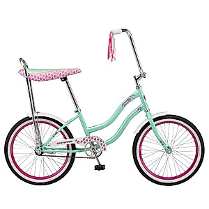 Schwinn Hazel Polo Kids Bike, For Boys and Girls Ages 7 and Up, Classic Cruiser Vintage Look, 20-Inch Wheels, Single Speed, Suggested Rider Height 4'0" to 5'0", Polo Mint