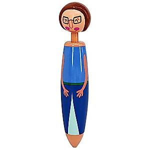 SunAngel® Originality Fashion Designed Doll Pen Cartoon ballpoint pen，Cute Creative Stationery and Office Supplies(5PCS)