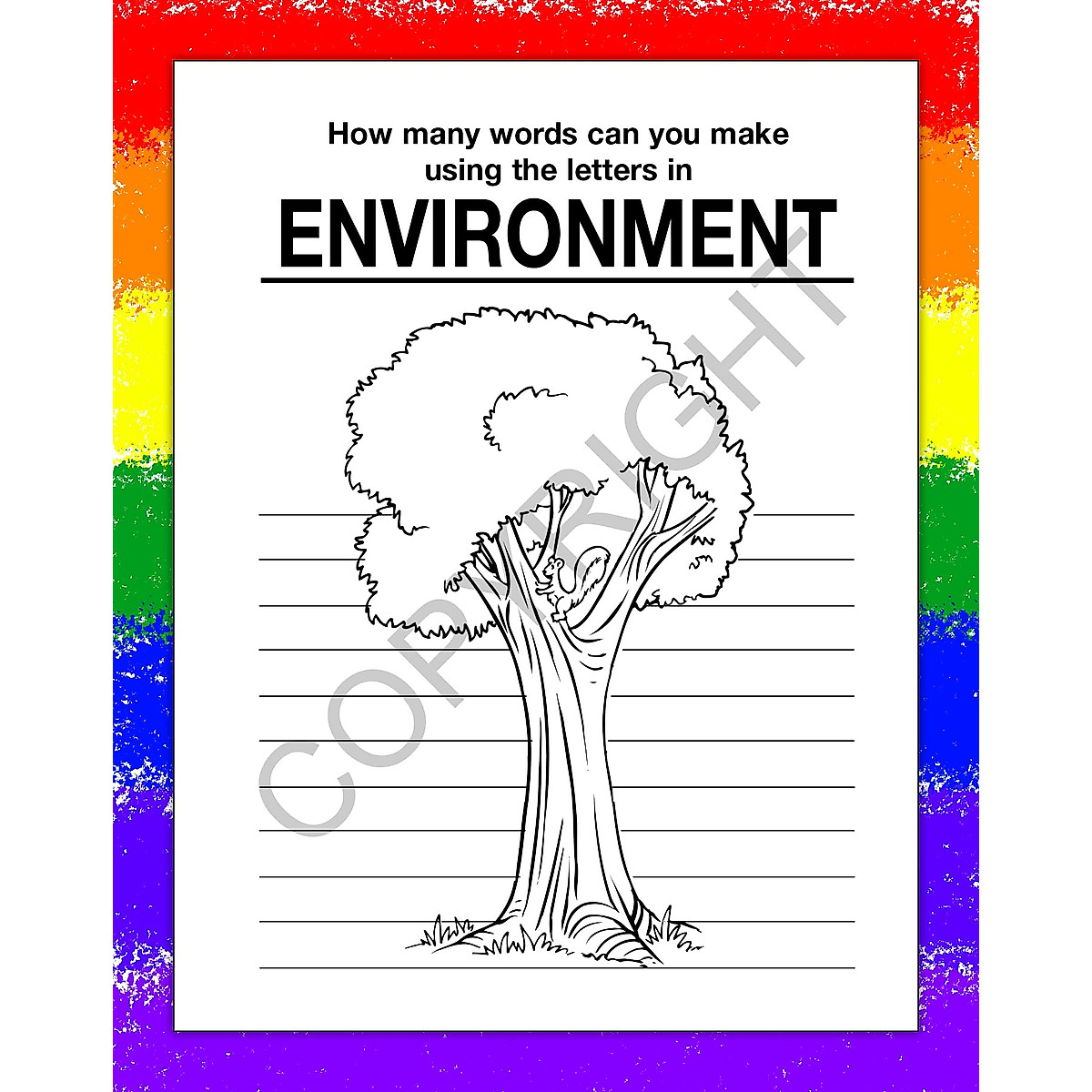 ZOCO - I Love My World - Kids Educational Coloring Books (50 Bulk Pack, Without Crayons) - Make The Difference, Earth Day, Environmentally Friendly Handout - Games, Puzzles, Activities for Kids
