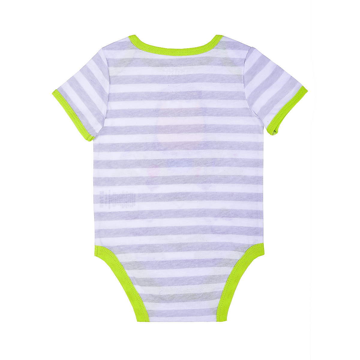 Disney Baby-Boys 1 Buzz Lightyear Toy Story Creeper and 2 Buzz Bibs To Attach To The Creeper, White/Gray, 6-9 Months (3-Piece)