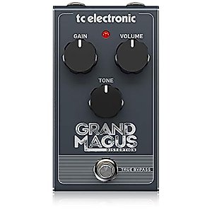 TC Electronic GRAND MAGUS DISTORTION, Organic Tube-Like with Tight Bottom End and Natural Sag (GRANDMAGUSDISTORTION)