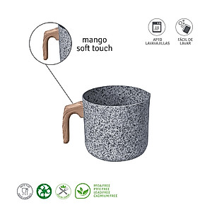 HUDSON Forged Nonstick Milk Pot Cookware, Pots and Pans, 1.8 QT, Dishwasher Safe, Granite