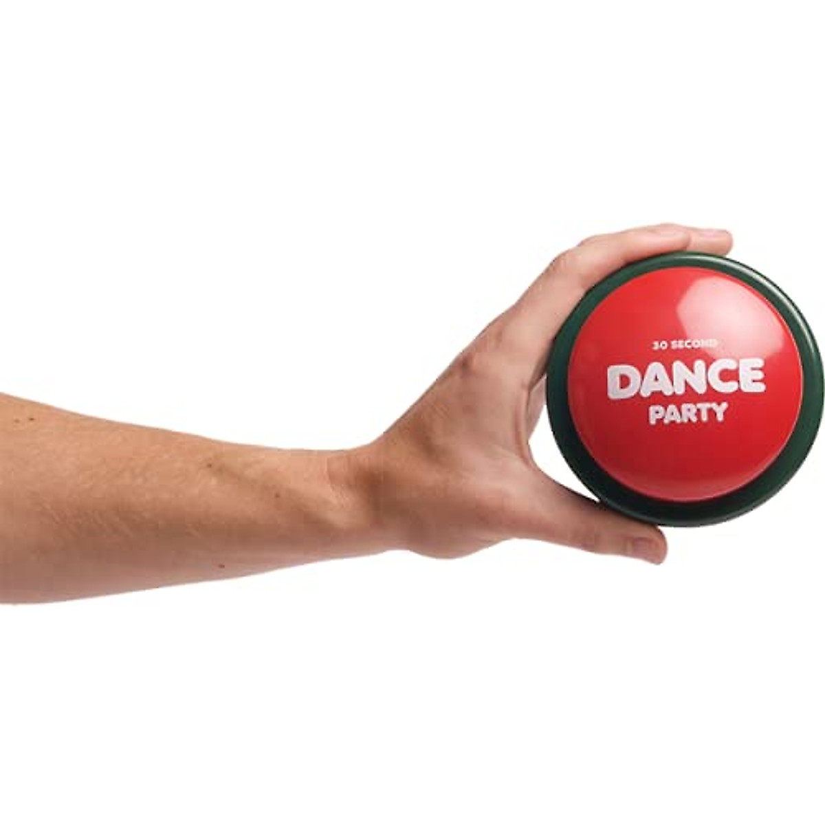 30 Second Dance Party - The Holiday Button | Dance Party Button with Music | Gag Gifts | Office Toys, Stocking Stuffer
