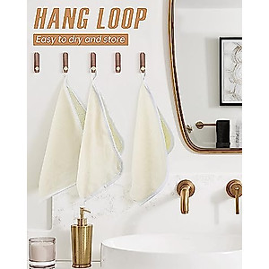 Exfoliating Washcloth for Body and face, 7 Pack Facial Exfoliate Two Sides Body Scrub for Bath, Remove Dead Skin Wipe Wash Cloth Towel for Women and Man