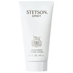 Stetson Spirit Shaving Cream - Shaving Cream for Men - Woody, Earthy, and Spicy Aroma with Fragrance Notes of Sandalwood, Spices, and Leather - 5 Fl Oz