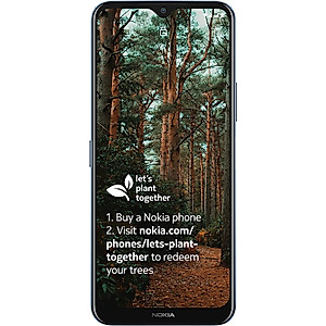 Nokia G50 Dual-SIM 128GB + 4GB RAM (GSM Only | No CDMA) Factory Unlocked 5G Smartphone (Ocean Blue) - International Version