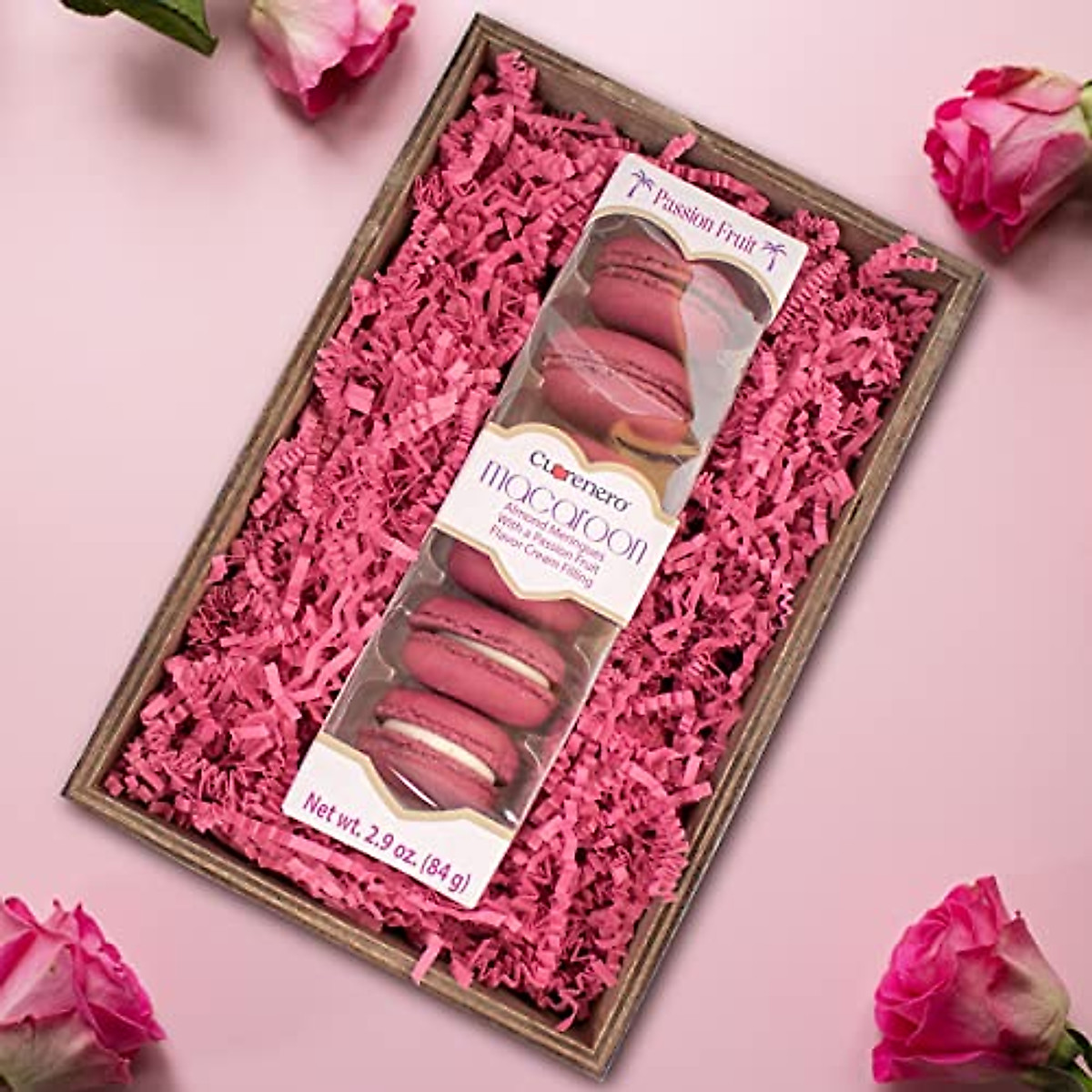 MagicWater Supply Crinkle Cut Paper Shred Filler (1/2 LB) for Gift Wrapping & Basket Filling - Pink