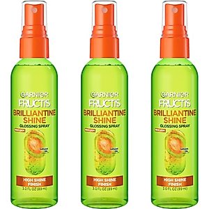 Garnier Hair Care Fructis Style Brilliantine Shine Glossing Spray, 3 Count
