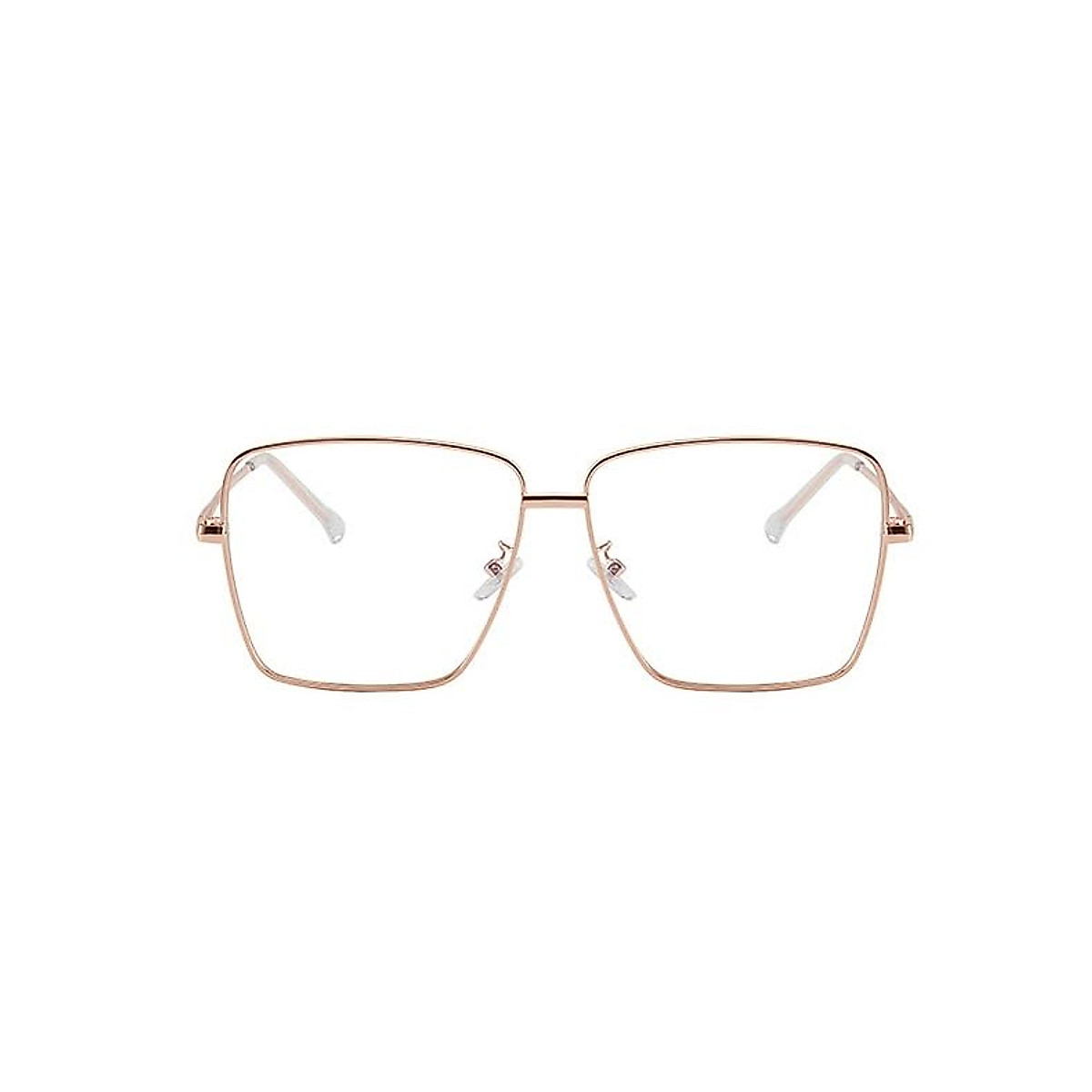 PARWANA Reading Glasses Eyeglasses Square Computer Readers Blue Light Blocking Anti Glare Oversized Flat Light Mirror (Color : C3, Size : +250)