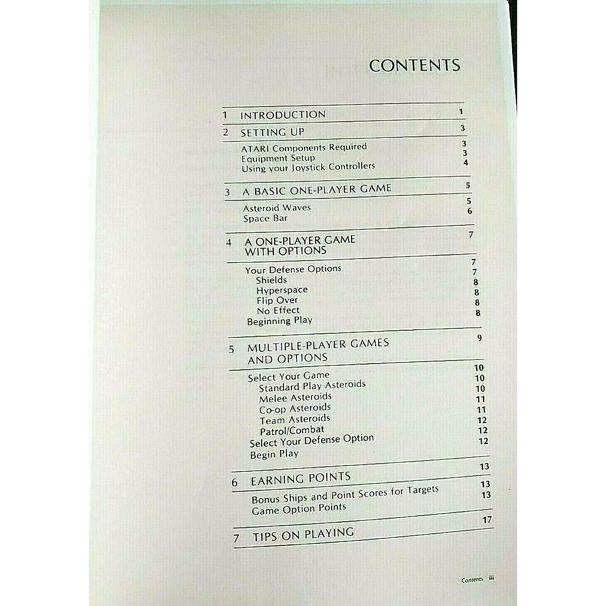 Atari 400 / 800 ASTEROIDS