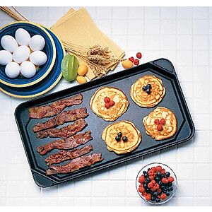 All American 1930 - Ultimate Griddle - For Easy, Fat-Free & High-Temp Cooking - Also Use as Thawing Tray - Non Stick & PFOA Free - Made in the USA