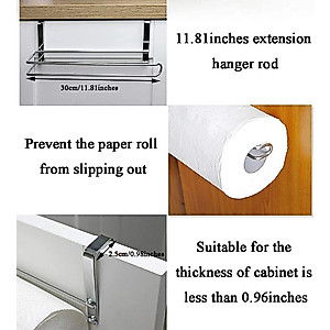 Stainless Steel Kitchen Paper Hanger Sink Roll Towel Holder Hanger Organizer Rack Pano Paper Towel Holder Under Cabinet