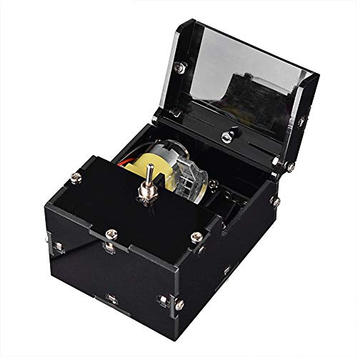 Mini Funny Toys for Kids Men Turns Itself Off Leave Me Alone Machine Surprise Box Funny Gift for Home Party Home & Office Desk, Gift Boxes