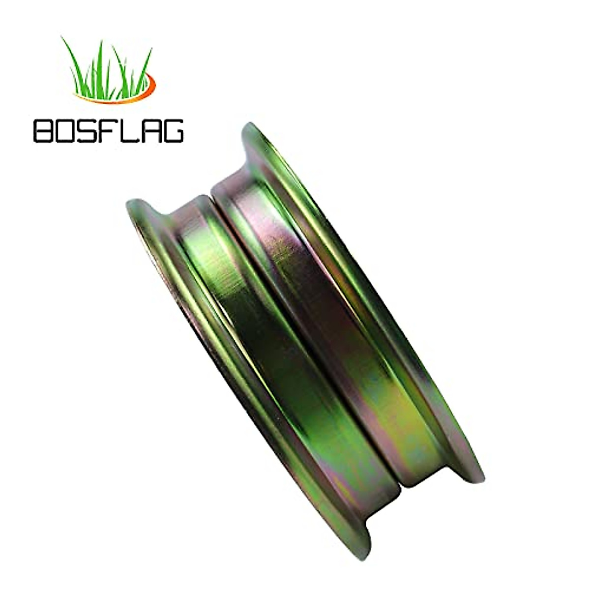 BOSFLAG 2 Pack 539132728 Idler Pulley Replaces Husqvarna 539132728 Idler Pulley, Husqvarna 589766102, 539112196, 589766101 for Husqvarna RZ4623, MZ6128, Z246, RZ46i, MZ61, RZ5424, MZ5225 Lawn Tractors