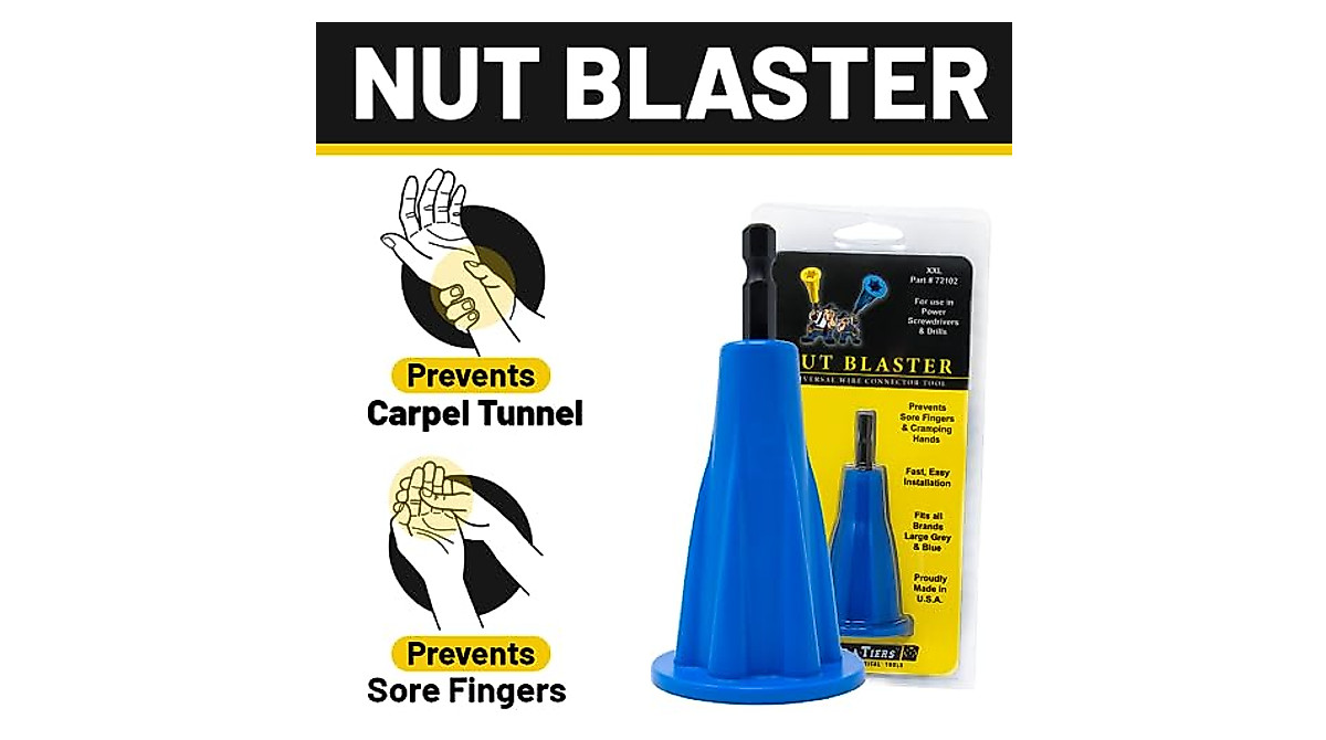 Rack-A-Tiers Nut Blaster: Fast & Easy Wire Nut Tightening
