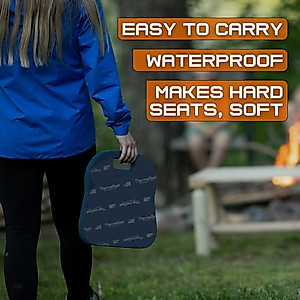 Northeast Products Therm-A-SEAT Sport Cushion Stadium Seat Pad, Navy Blue 13"x14"x.75"