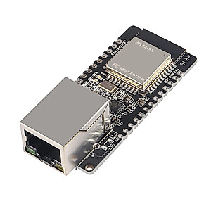 DWEII WT32-ETH01 ESP32 Module Ethernet WiFi Bluetooth Development Board WT32-ETH01 Embedded Serial Port to Ethernet Converter Serial to WiFi&Bluetooth MCU Module Pack of 1