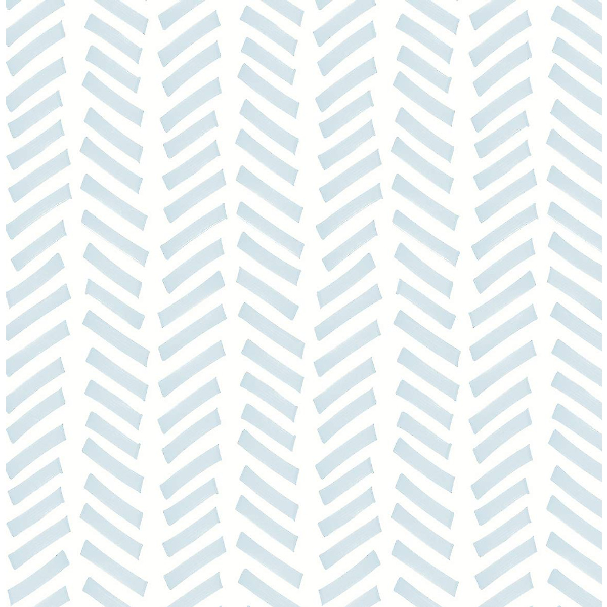 NextWall Mod Chevron Peel and Stick Wallpaper (Sky Blue)
