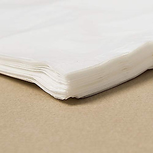 Muellery White Plain Plastic Bags 200 Pieces For Merchandise Retail Grocery Bags 7.7 x 12.8 inch