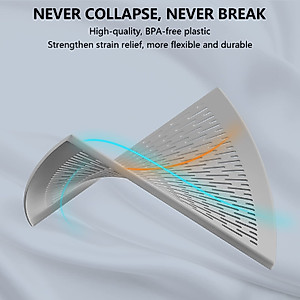 WANCHIY 2 PACK Cabinet Organizer- Divided Compartment Holder for Foil and Plastic Wrap- Upgraded Pantry Organizers and Storage for Kitchen(Gray)