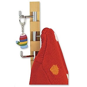 Better Houseware Milano Hook Rack, Natural