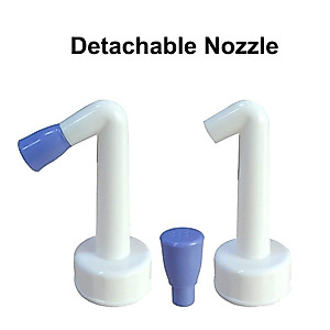 Antallcky Portable Travel Bidet Butt Cleaner Wiper Hand Personal Bidet Sprayer for Toilet, Anal Perineal Cleansing Bottle for Men,Women-450ML,Blue