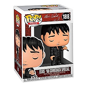 Funko Pop! Rocks: Elvis - '68 Comeback Special, Multicolour