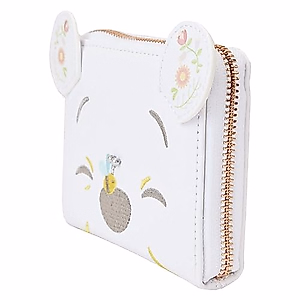 Disney Winnie the Pooh Cosplay Folk Floral Zip Around Wallet