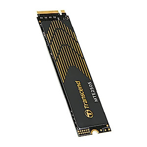 Transcend 4TB MTE250S NVMe Internal Gaming SSD Solid State Drive - Gen4 PCIe, M.2 2280 with Graphene Heatsink, Up to 7,200MB/s - TS4TMTE250S
