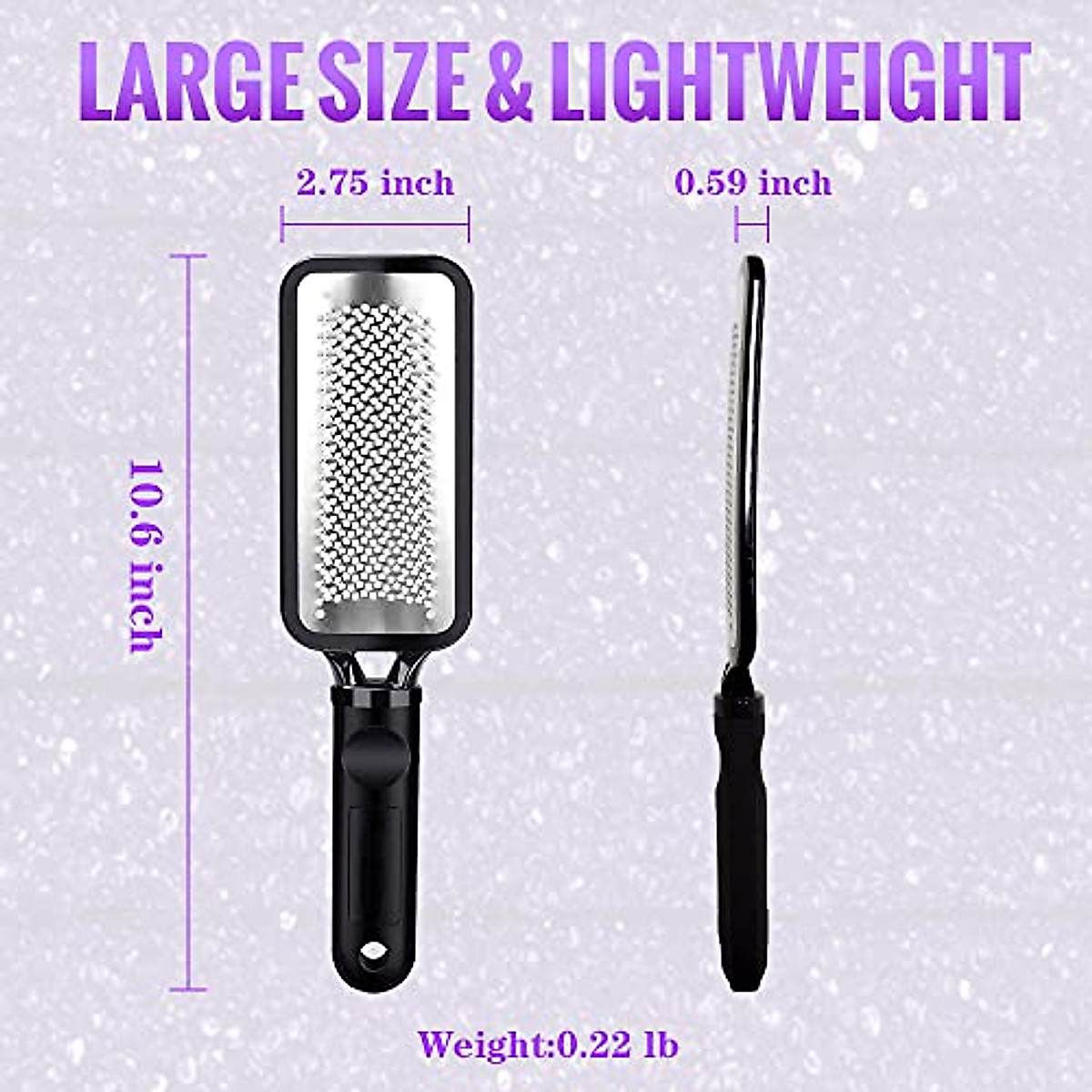 Foot Callus Remover Kit Foot File Callus Remover for Feet Pedicure Supplies Professional Metal Foot File and 20 PCS Pumice Stone for Feet Foot Scraper for Callus Removal Rough Dead Skin Removal.