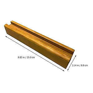 OSALADI Full Body Mirror Stand Wooden Artwork Rack Full Length Mirror Holder Wood Display Mount Display Support Base Floor Mirror Bracket