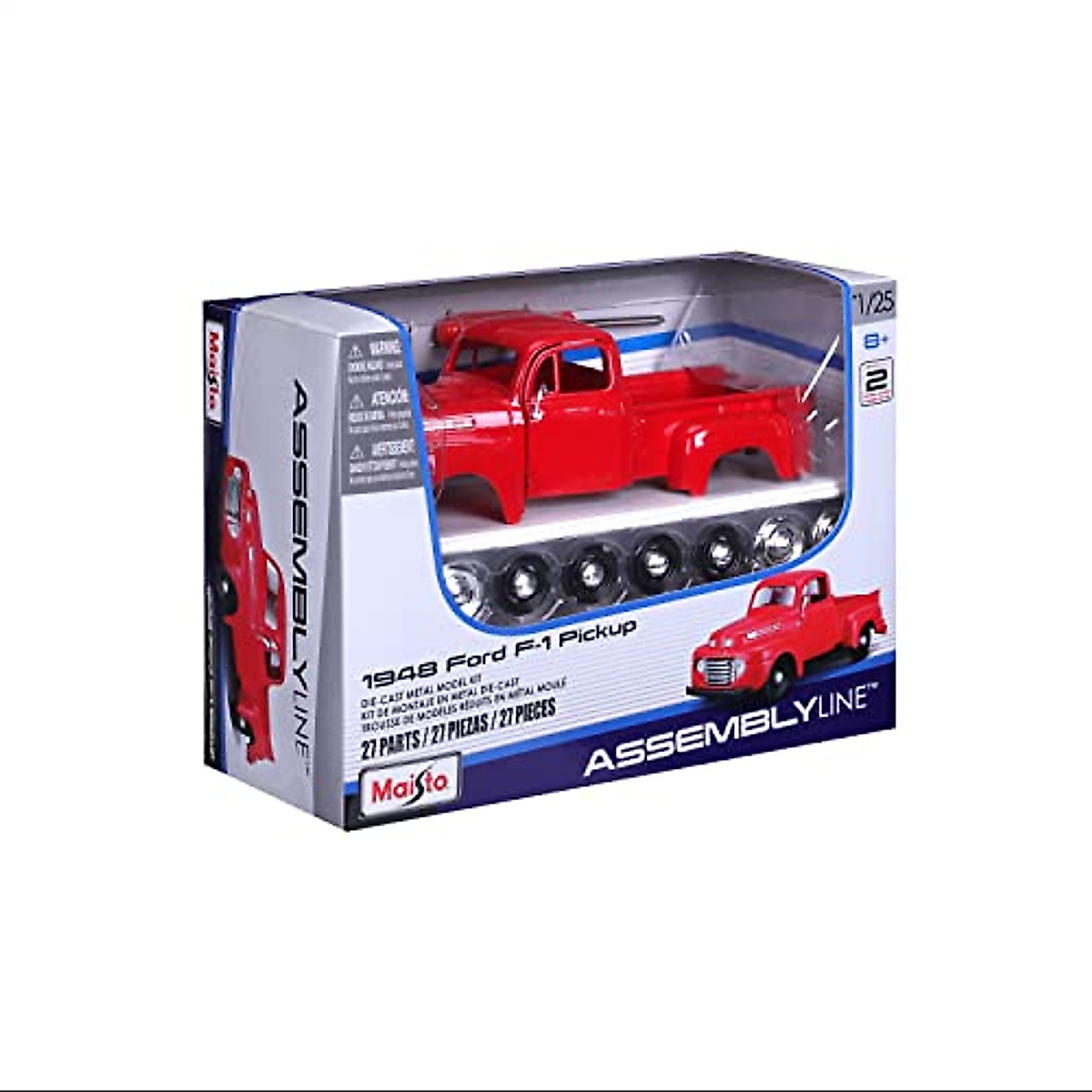 Maisto 1:24 Assembly Line 1948 Ford F-1 Pick-up, Red