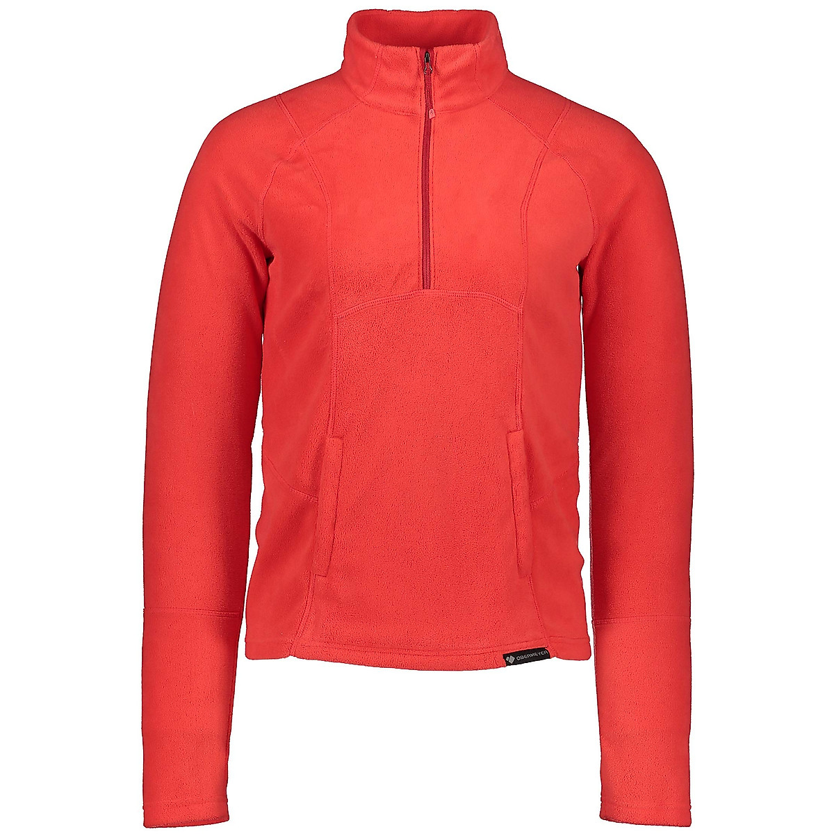 Obermeyer Womens Sonja 1/4 Zip Fleece, Hibiscus, X-Small