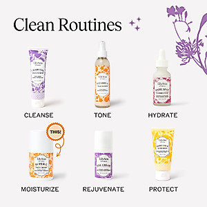 LilyAna Naturals Face and Neck Moisturizer for Women and Men - Moisturizer Face and Neck Cream for Dry Skin and Dark Spot Brightening (Super C, 1.7oz)