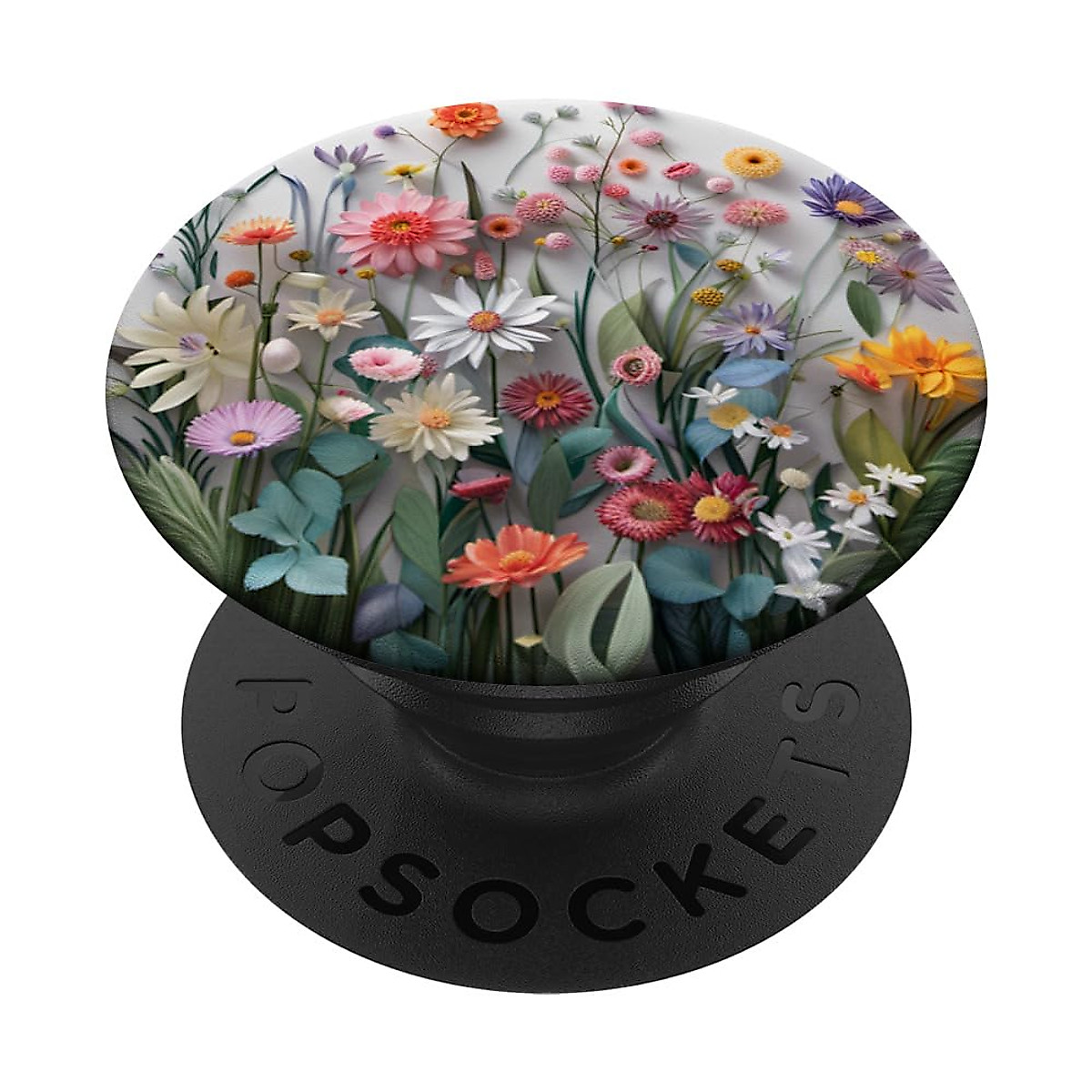 Mixed Flower Bouquet Floral Pattern PopSockets Adhesive PopGrip