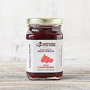 Northwest Wild Foods Fruit Spread Variety Pack - Six 8 Ounce Jars