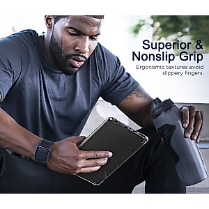 MoKo Case for All-New Amazon Kindle Fire HD 8 & 8 Plus Tablet (10th Generation-2020 Release) 8", Ultra Clear Soft Flexible Transparent TPU Skin Bumper Back Cover Shell, Clear