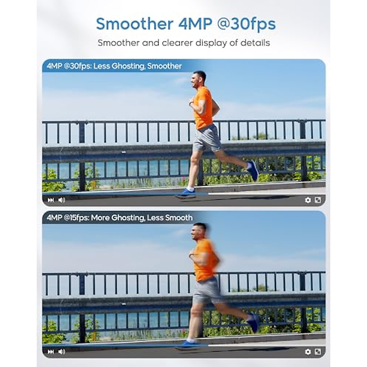 4MP PoE IP Turret Camera Outdoor with Mic, Smart Perimeter Protection, Human/Vehicle Detection, 4MP@30fps, 98ft EXIR Night Vision, 120dB WDR, IP67, Full Metal, 2.8mm Lens, Hik-Connect/iVMS-4200