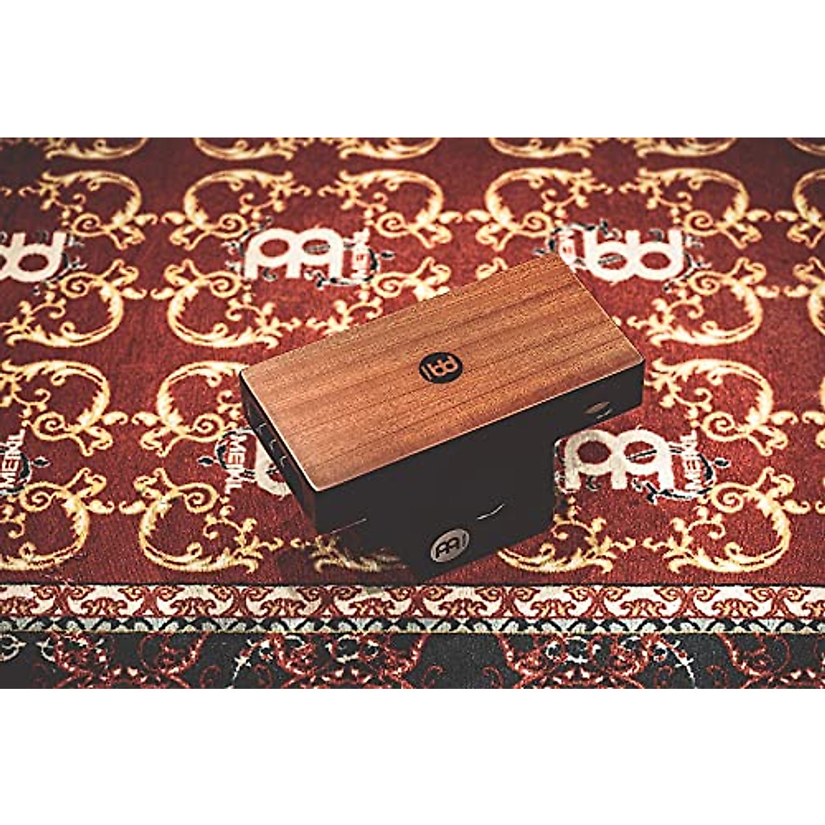 Meinl Pickup Slaptop Cajon Box Drum with Internal Snares and Forward Projecting Sound Ports - NOT MADE IN CHINA - Mahogany Playing Surface, 2-YEAR WARRANTY (PTOPCAJ4MH-M)