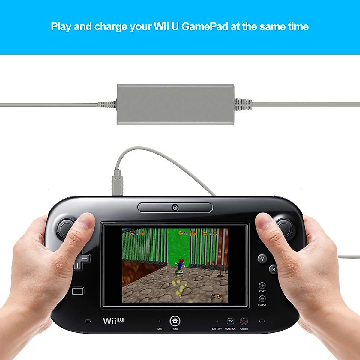 Charger for Nintendo Wii U Gamepad, Replacement Power Supply AC Adapter Wall Charger for Nintendo Wii U Gamepad Controller