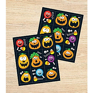 Carson Dellosa 216 Halloween Stickers, 24 Sheets of Candy Corn and Pumpkin Incentives for Fall Crafts, Scrapbooking, Teacher Planner, Reward Chart, Treat Bag, and School Supplies, Classroom Must Haves