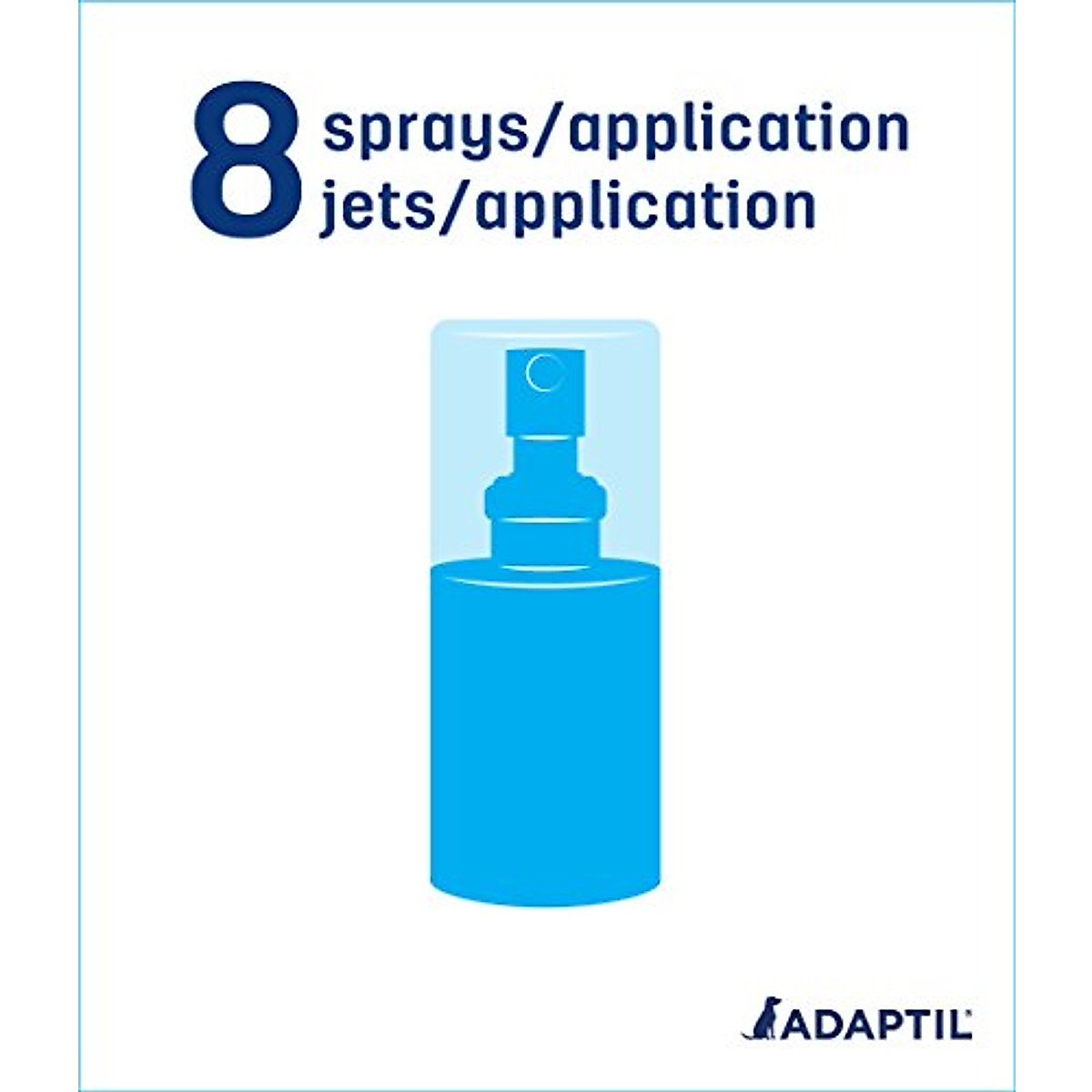 ADAPTIL Spray 60 mL – Calms & Comforts Dogs During Travel, Veterinary Visits and Stressful Events - The Original D.A.P. Dog Appeasing Pheromone Spray, 60ml - Packaging May Vary