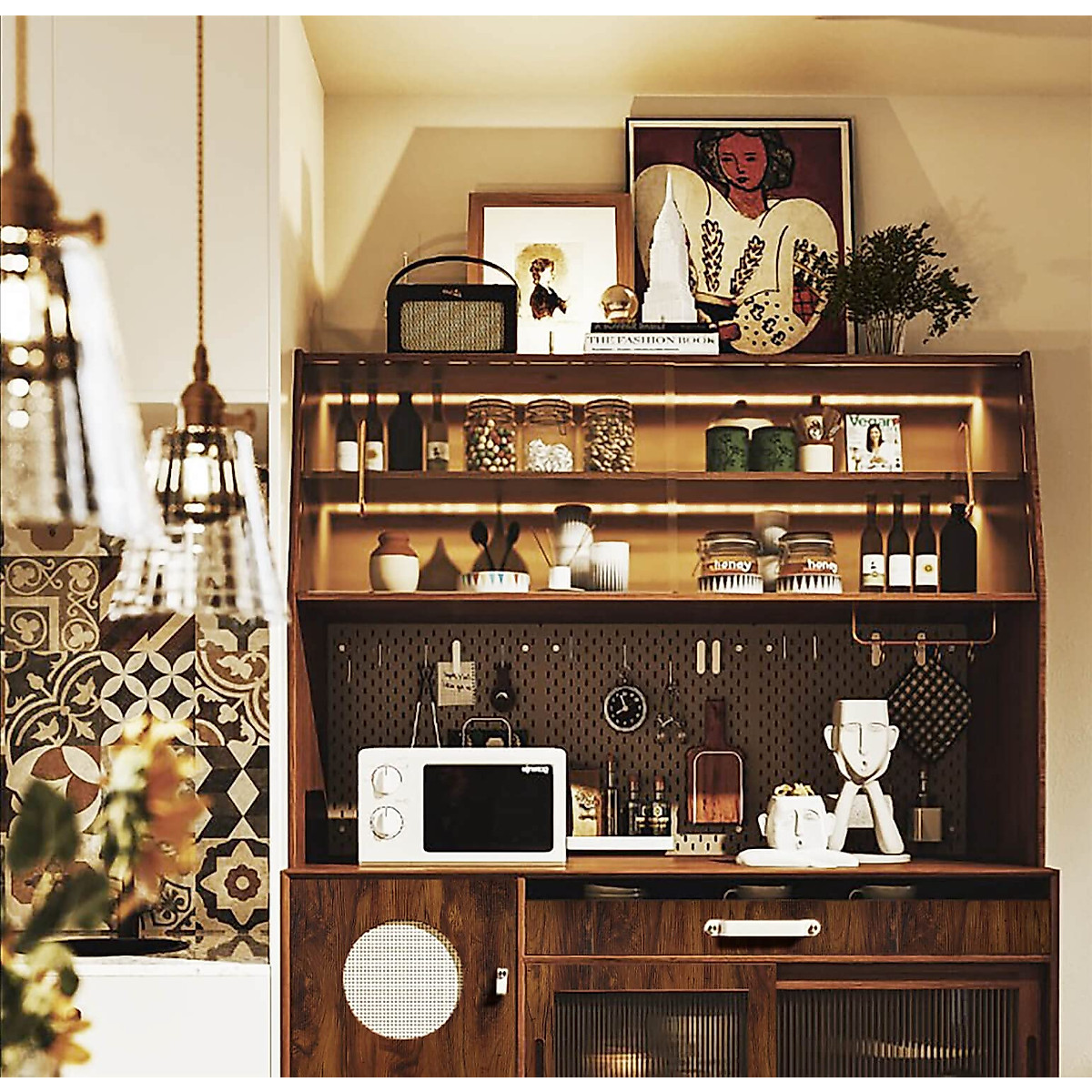 Dimoon Wallpaper 118"x15.7"Wood Contact Paper Brown Waterproof Wood Peel and Stick Wallpaper Thicken Texture Wood Wallpaper Removable Yellow Rustic Wood Grain Self-Adhesive Vintage Cabinet Table Roll